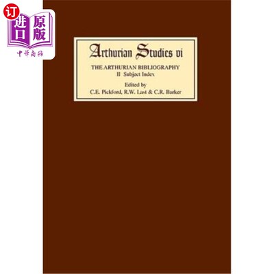 海外直订Arthurian Bibliography II: Subject Index 亚瑟王书目2：主题索引