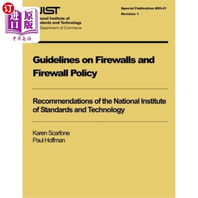 海外直订Guidelines on Firewalls and Firewall Policy 防火墙和防火墙政策指南