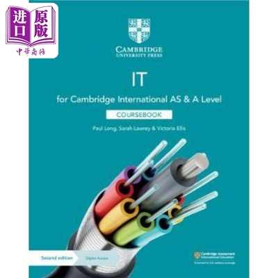 现货 Cambridge International AS & ALevel IT Coursebook剑桥国际IGCSE和A Level计算机课程教材【中商原版】
