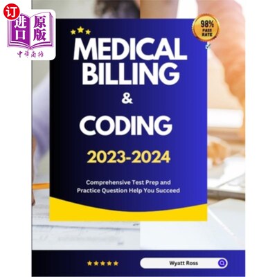 海外直订医药图书Medical Billing & Coding 2023-2024: Comprehensive Test Prep and Practice Questio 医疗账单和编码2023