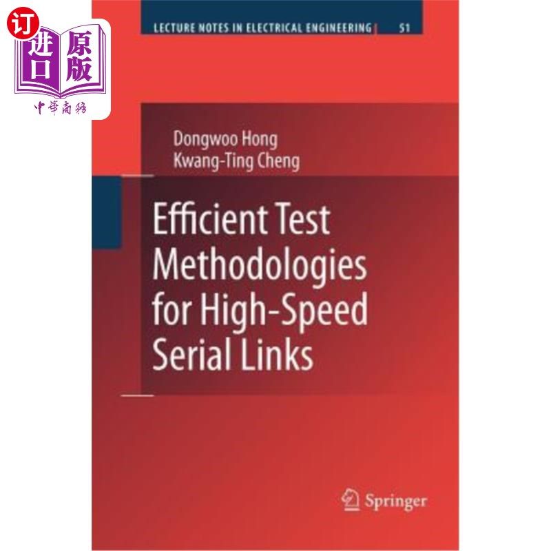 海外直订Efficient Test Methodologies for High-Speed Serial Links 高速串行链路的有效 ...