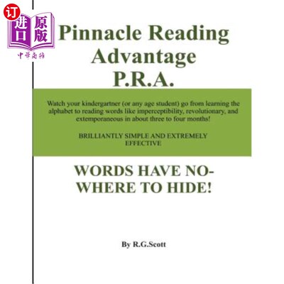 海外直订Pinnacle Reading Advantage P.R.A.: Words Have Nowhere To Hide! Pinnacle Reading Advantage P