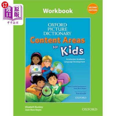 海外直订Oxford Picture Dictionary Content Areas for Kids... 牛津图片字典内容领域的孩子:工作簿
