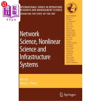 海外直订Network Science, Nonlinear Science and Infrastructure Systems 科学、非线性科学和基础设施系统