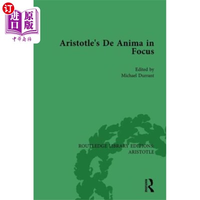 海外直订Aristotle's De Anima in Focus 亚里士多德的《论焦点