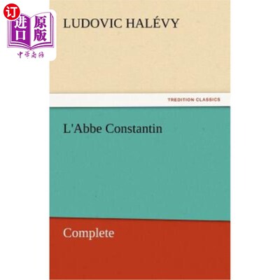 海外直订L'Abbe Constantin - Complete 亚伯君士坦丁-完成