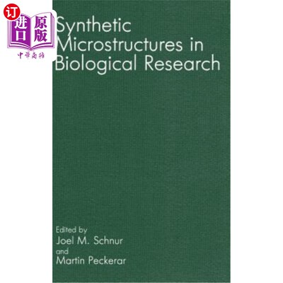 海外直订医药图书Synthetic Microstructures in Biological Research 合成微结构在生物学研究中的应用
