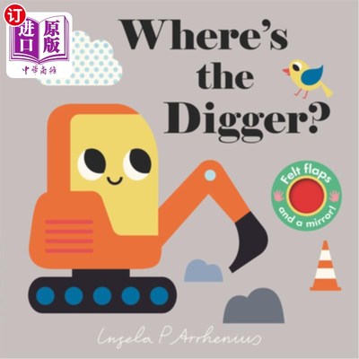海外直订Where's the Digger? 挖掘机在哪里?