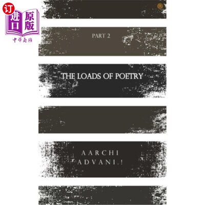 海外直订The Loads of poetry 诗歌的重担