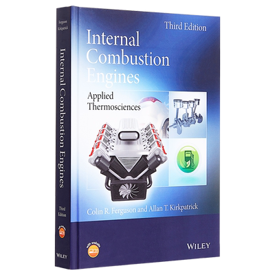 现货 Internal Combustion Engines 英文原版 内燃机：应用热科学（第3版） Colin Ferguson【中商原版】