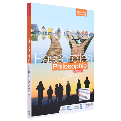 法国高中哲学读本 思考哲学之路 法文原版 Passerelles Philosophie Terminale Livre eleve  Hachette Education【中商原版?