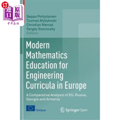 海外直订Modern Mathematics Education for Engineering Curricula in Europe: A Comparative  欧洲工程课程现代数学教育: