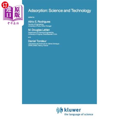 海外直订Adsorption: Science and Technology 吸附：科学技术
