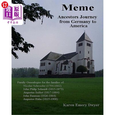 海外直订Meme: Ancestors Journey from Germany to America 迷因：祖先从德国到美国的旅程