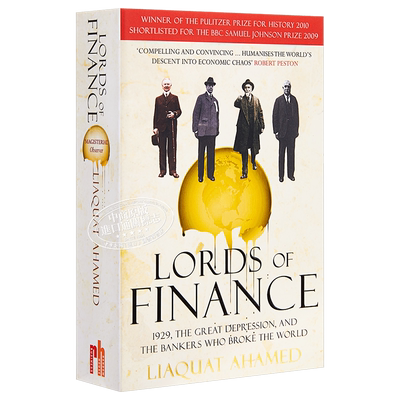 【中商原版】金融之王 纽约时报 年度好书 经济读物 英文原版 Lords of Finance Liaquat Ahamed
