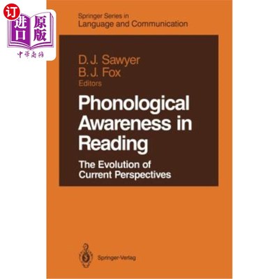 海外直订Phonological Awareness in Reading: The Evolution of Current Perspectives 阅读中的语音意识:当前观点的演变