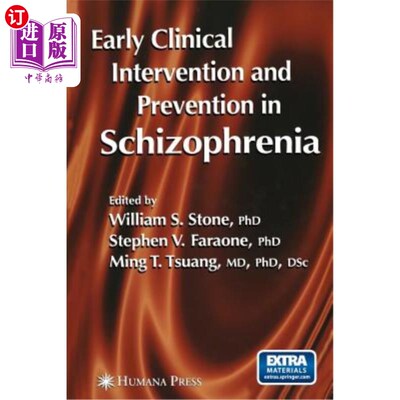 海外直订医药图书Early Clinical Intervention and Prevention in Schizophrenia 精神分裂症的早期临床干预与预防