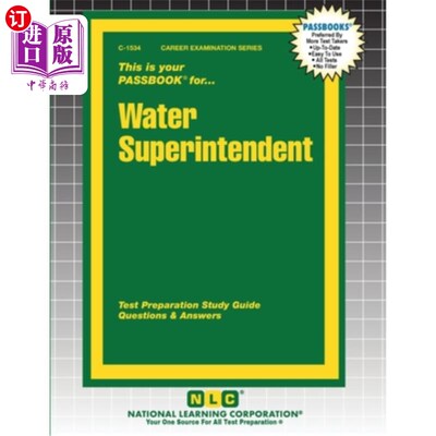 海外直订Water Superintendent 水主管