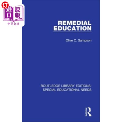 海外直订Remedial Education 矫正教育