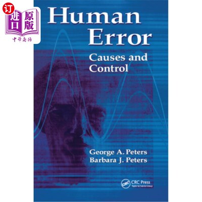 海外直订Human Error: Causes and Control 人为错误:原因与控制