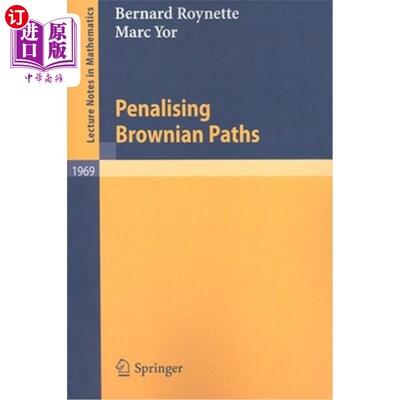 海外直订Penalising Brownian Paths 惩罚布朗路径