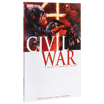 【中商原版】漫威：内战 英文原版 Civil War Mark Millar Marvel 卡通 Stan Lee漫威之父斯坦·李迪士尼