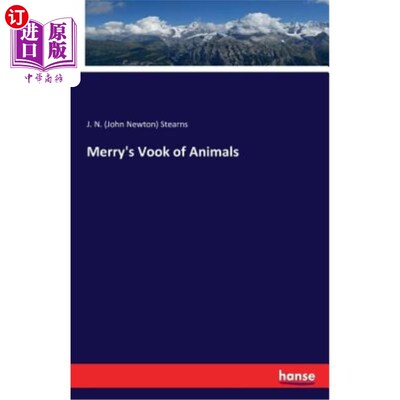 海外直订Merry's Vook of Animals 动物的欢乐之音