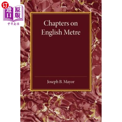 海外直订Chapters on English Metre 英语格律章节