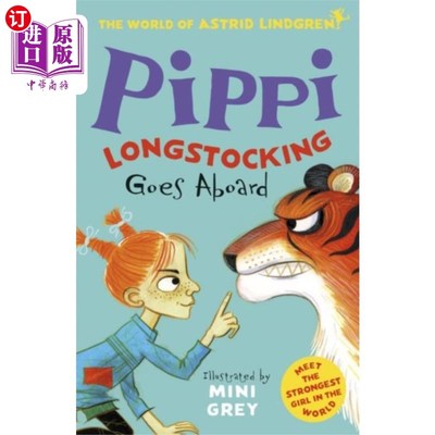 海外直订Pippi Longstocking Goes Aboard (World of Astrid Lindgren) 皮皮·朗斯托克上船（阿斯特里德·林德格伦的世界）