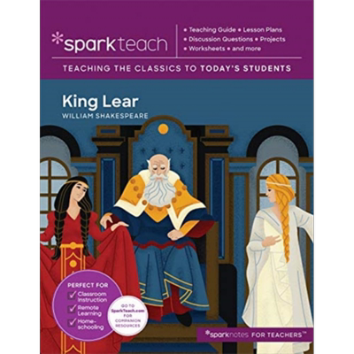 现货 Sparkteach系列 李尔王 英文原版 Sparkteach King Lear 莎士比亚四大悲剧之一 William Shakespeare【中商原版】