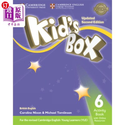 海外直订Kid's Box Level 6 Activity Book with Online Resources British English 儿童箱6级活动书，带英国英语在线资源