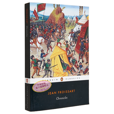 预售 让 傅华萨 编年史 法国中世纪知名编年史家  英文原版 PBC Chronicles Jean Froissart【中商原版】
