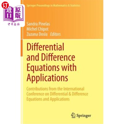 海外直订Differential and Difference Equations with Applications: Contributions from the  微分和差分方程及其应用：微