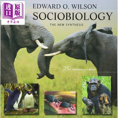 预售 Sociobiology 英文原版 艾德华·威尔森 社会生物学 Wilson  Edward O【中商原版】