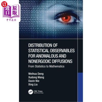 海外直订Distribution of Statistical Observables for Anomalous and Nonergodic Diffusions: 异常和非遍历扩散的统计观测