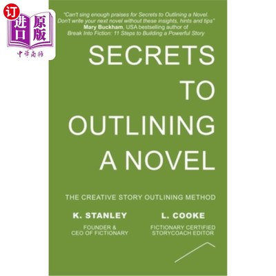 海外直订Secrets to Outlining a Novel 小说提纲的秘密