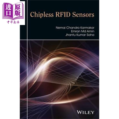 现货 无芯片无线射频识别传感器 Chipless Rfid Sensors 英文原版 Nemai Chandra Karmakar【中商原版】Wiley