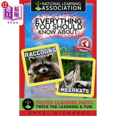 海外直订Everything You Should Know About Raccoons and Meerkats 关于浣熊和猫鼬你应该知道的一切