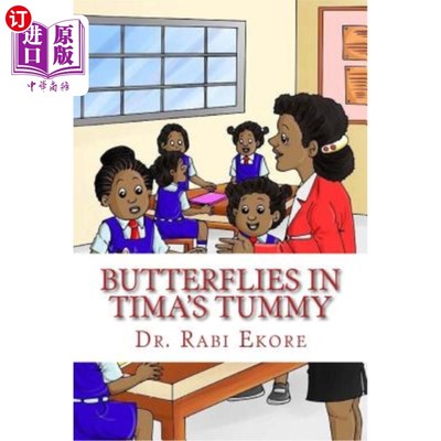 海外直订Butterflies in Tima's Tummy 蝴蝶在蒂玛的肚子里
