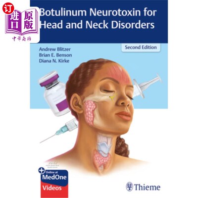 海外直订医药图书Botulinum Neurotoxin for Head and Neck Disorders 头颈疾病的肉毒毒素神经毒素