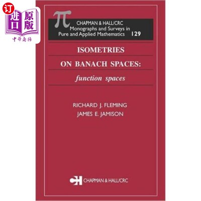 海外直订Isometries on Banach Spaces Banach空间上的等距