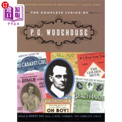 海外直订The Complete Lyrics of P. G. Wodehouse p·g·伍德豪斯的全集