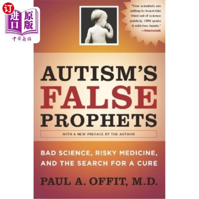海外直订医药图书Autism's False Prophets: Bad Science, Risky Medicine, and the Search for a Cure 自闭症的假先知:错误