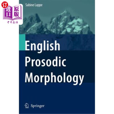 海外直订English Prosodic Morphology 英语韵律形态学