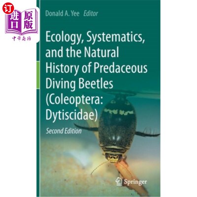 海外直订Ecology, Systematics, and the Natural History of Predaceous Diving Beetles (Cole 食肉潜甲的生态学、系统学与