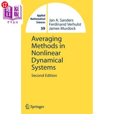 海外直订Averaging Methods in Nonlinear Dynamical Systems 非线性动力系统的平均方法