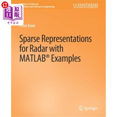 海外直订Sparse Representations for Radar with MATLAB Examples 雷达的稀疏表示与MATLAB实例