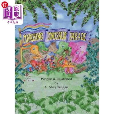 海外直订Marching Dinosaur Parade 恐龙游行