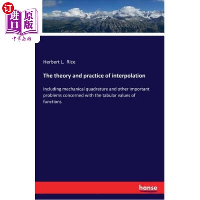 海外直订The Theory and Practice of Interpolation 插值的理论与实践