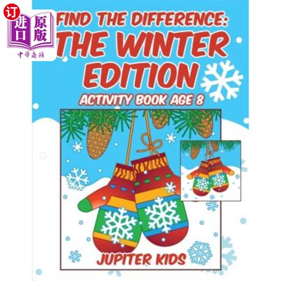 海外直订Find the Difference: The Winter Edition: Activity Book Age 8 找出差异：冬季版：活动书8岁